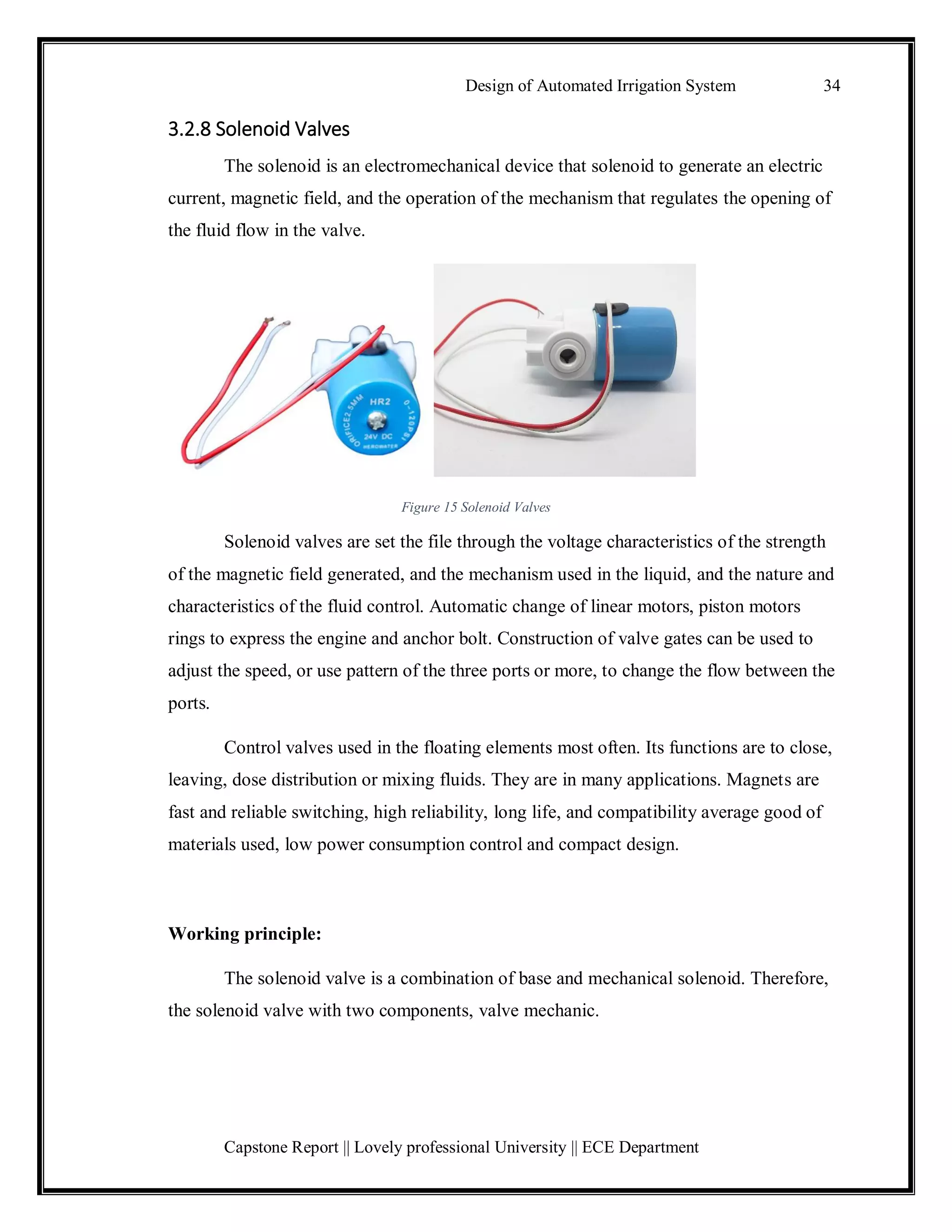 Automatic Irrigation System Smart Irrigation System Pdf Internet Computing