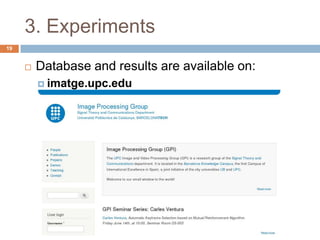 Automatic Keyframe Selection based on Mutual Reinforcement Algorithm | PPT