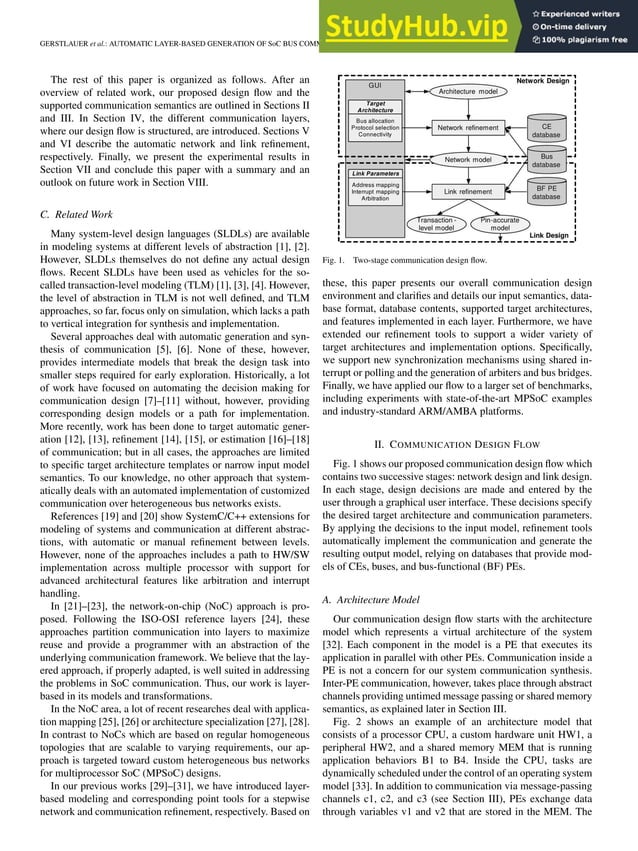 Automatic Layer-Based Generation Of System-On-Chip Bus Communication Models | PDF