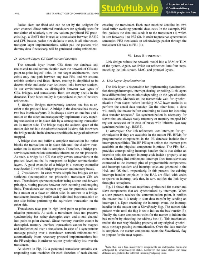 Automatic Layer-Based Generation Of System-On-Chip Bus Communication Models | PDF