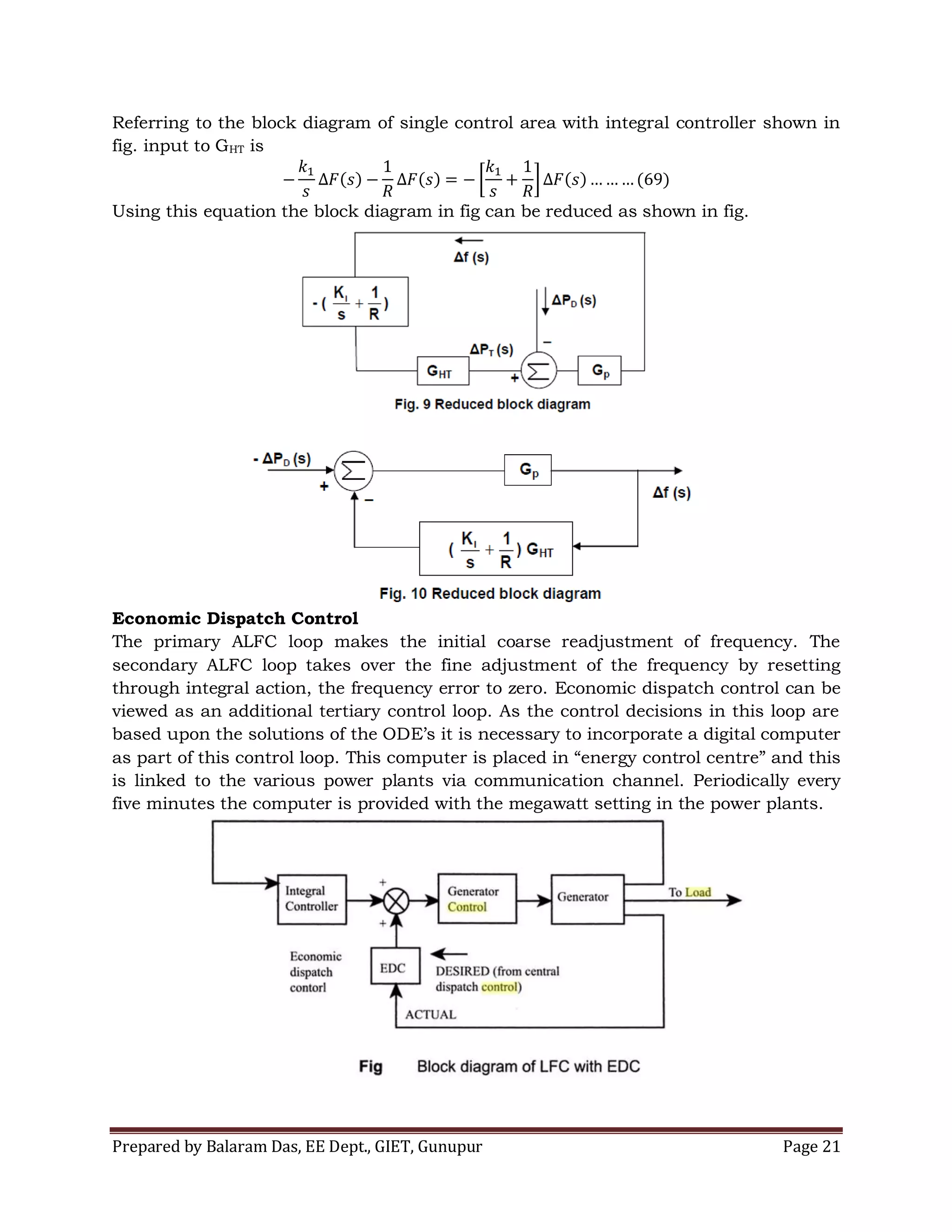 Automatic load frequency control | PDF