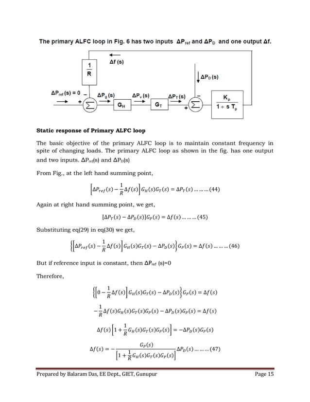 Automatic load frequency control | PDF