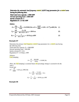 Automatic load frequency control | PDF