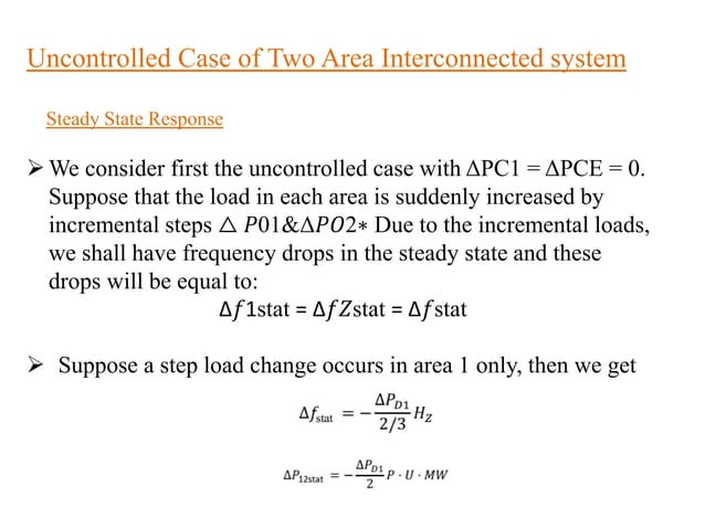 Automatic Load Frequency Control ppt.pdf | Power and Energy Industry | Industries