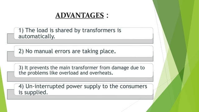 Automatic Load Sharing Of Transformer Using Microcontroller Pptx Internet Of Things Internet