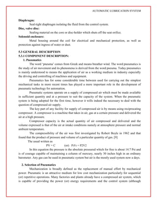 Automatic lubrication system | PDF