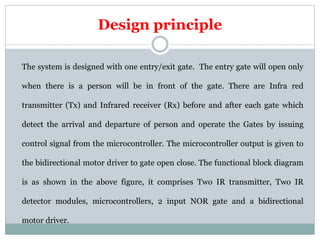 Automatic main gate controller | PPTX | Computer Peripherals | Computing