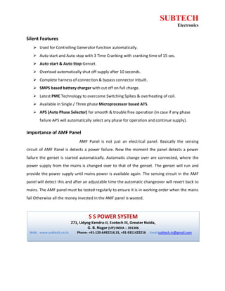 Automatic mains failure panel 62.5 kva (2) | PDF