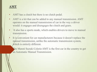 Automatic manual transmission | PPTX
