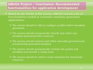 Automatic metadata generation | PPTX