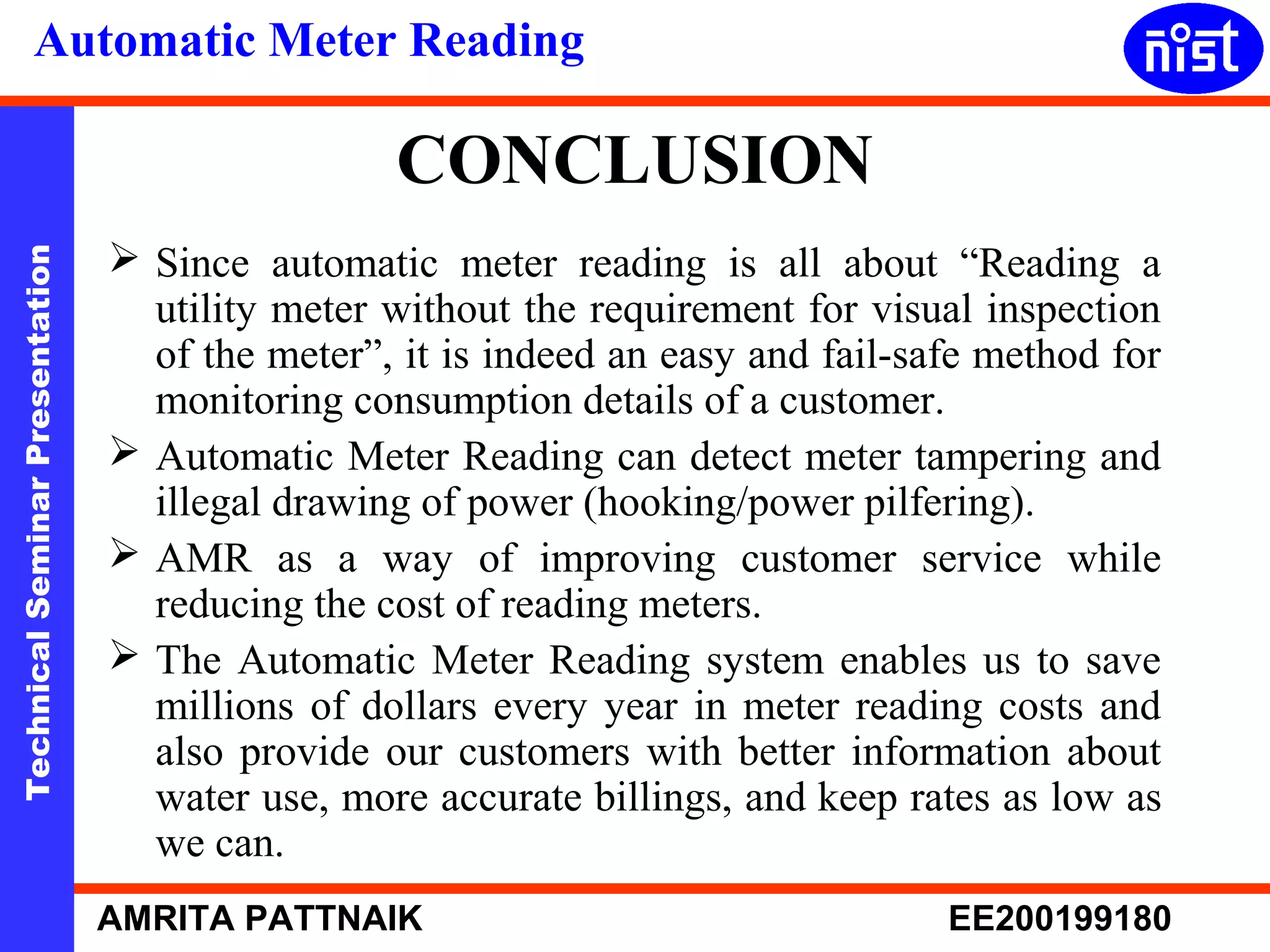 Automatic meter reading | PPT