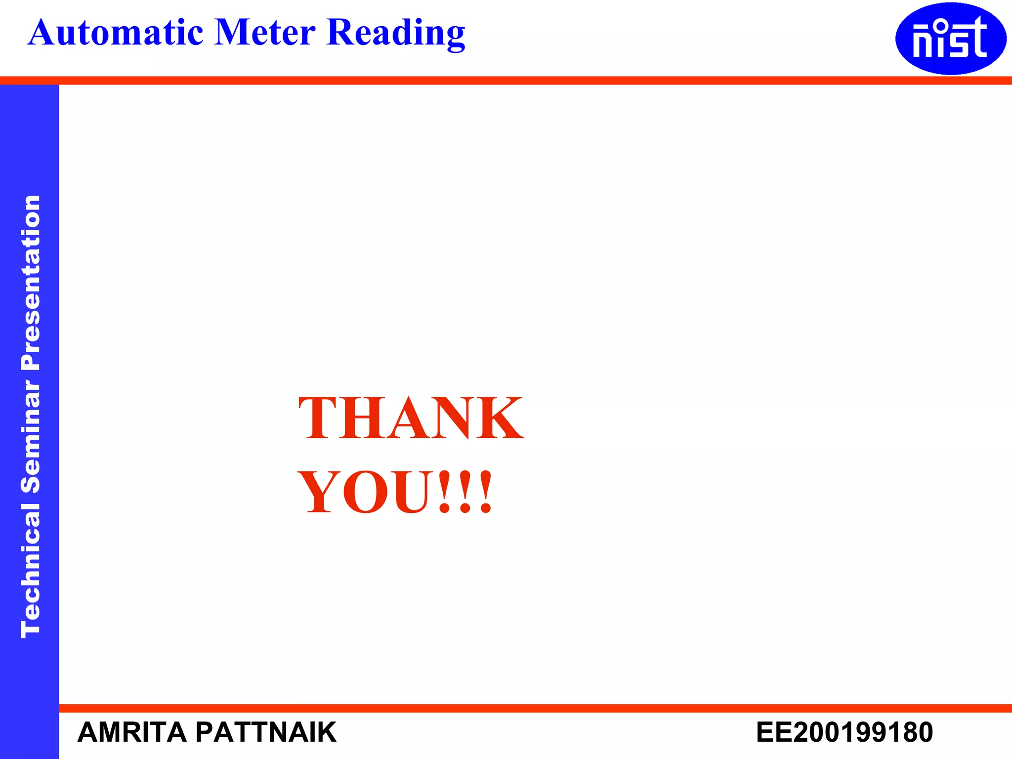 Automatic meter reading | PPT