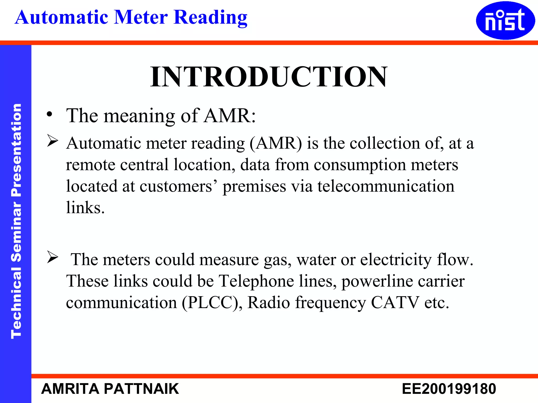 Automatic meter reading | PPT