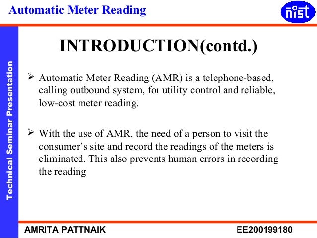 Automatic meter reading