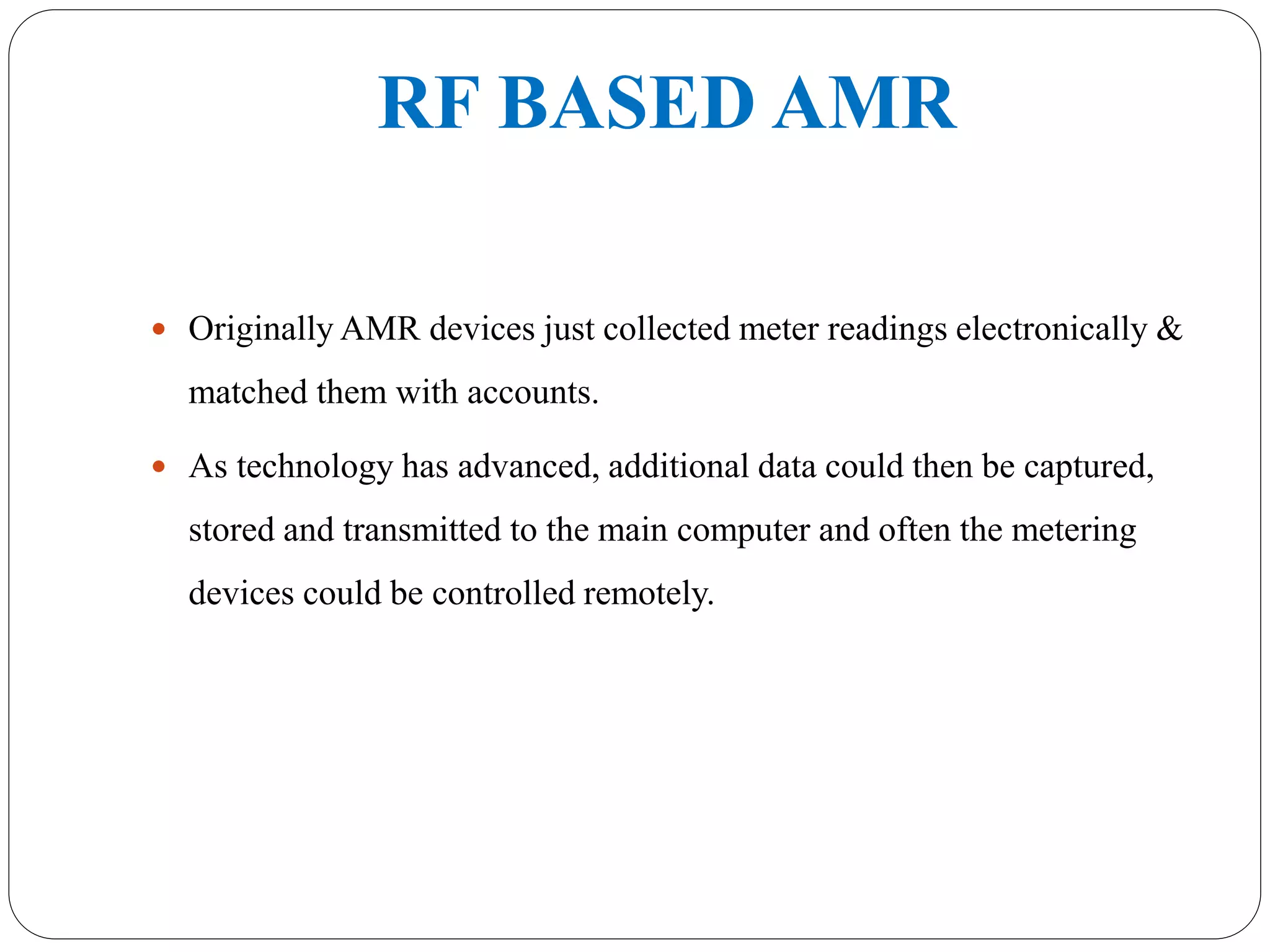 AUTOMATIC METER READING BY SAIKIRAN PANJALA | PPTX