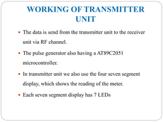 AUTOMATIC METER READING BY SAIKIRAN PANJALA | PPTX