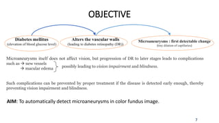 Automatic microaneurysm detection walter et. al. | PPTX