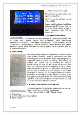 Automatic milk collection unit 500 ltr | PDF