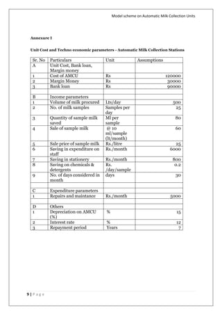 Automatic milk collection unit 500 ltr | PDF