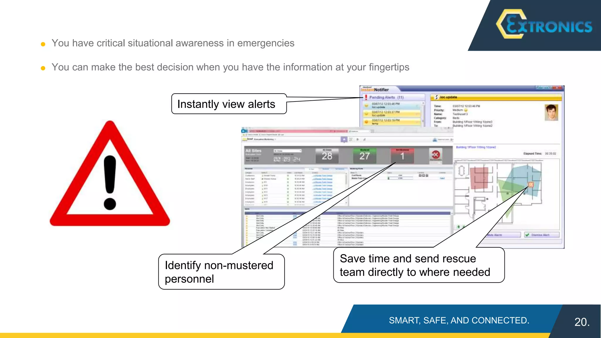 Extronics AeroScout Automatic Mustering & Evacuation Monitoring ...