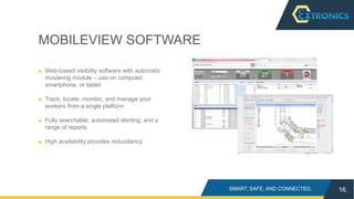 Extronics AeroScout Automatic Mustering & Evacuation Monitoring ...