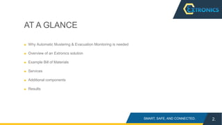 Extronics AeroScout Automatic Mustering & Evacuation Monitoring ...