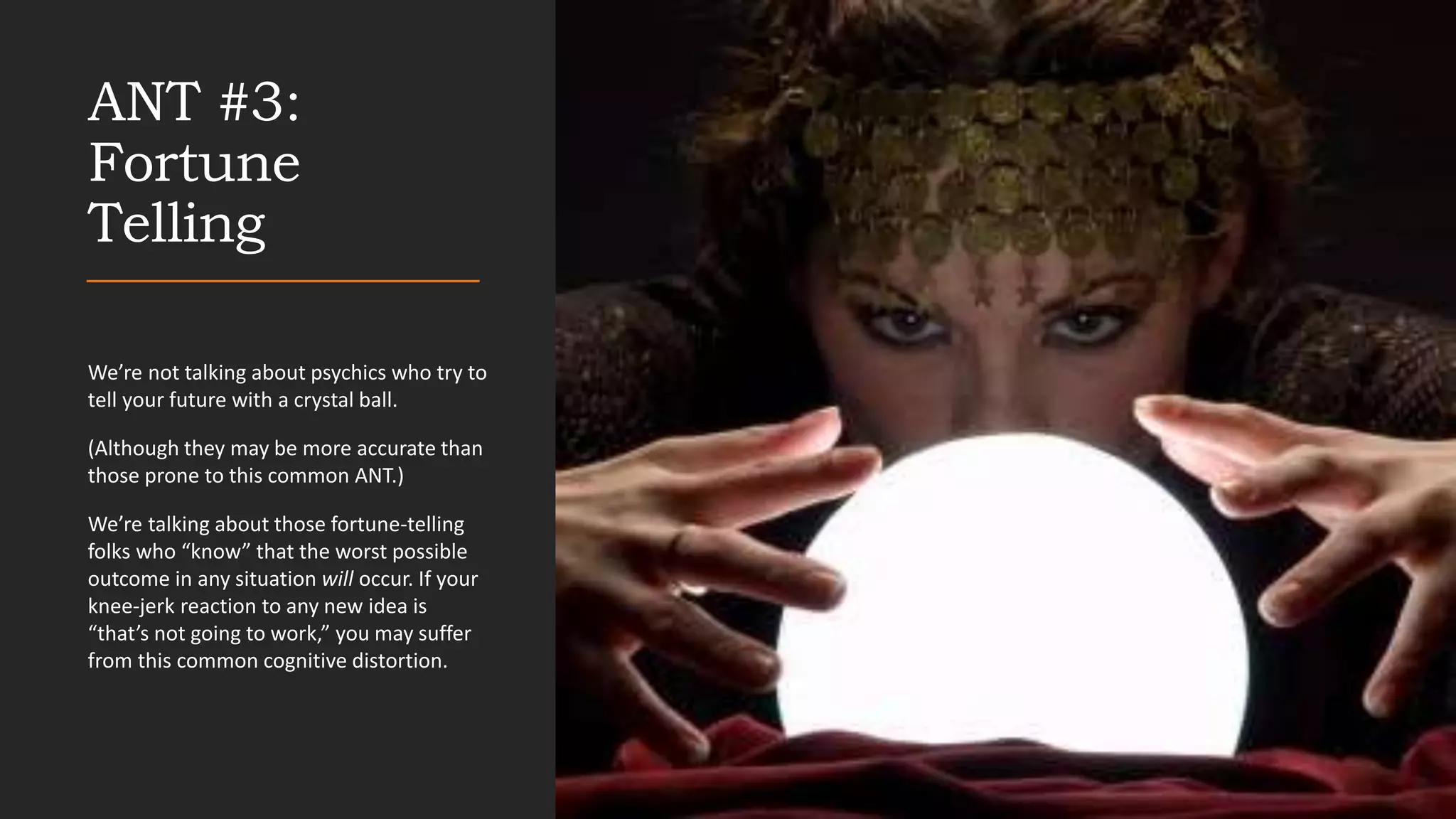 Automatic negative thoughts (ANTs) | PPTX