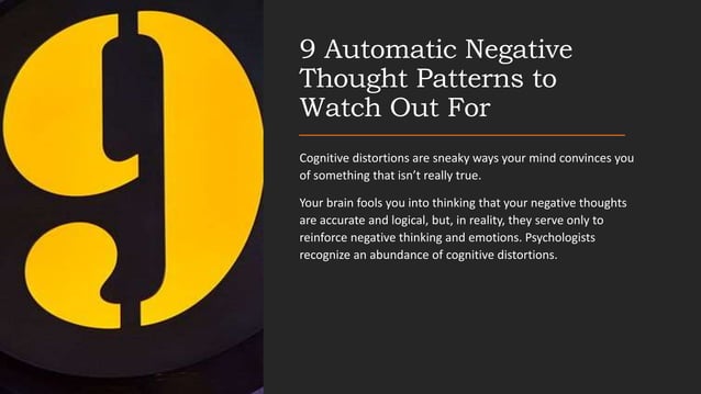 Automatic negative thoughts (ANTs) | PPTX