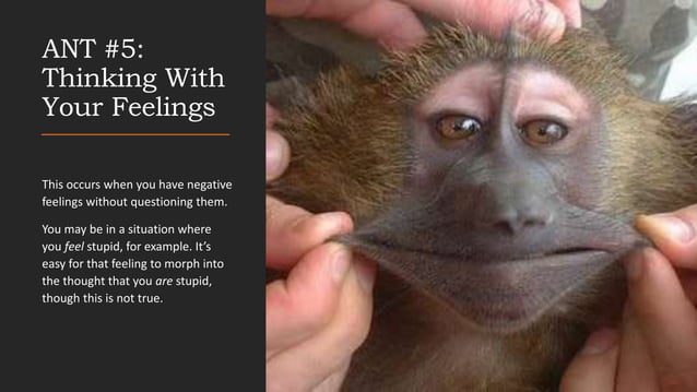 Automatic negative thoughts (ANTs) | PPTX