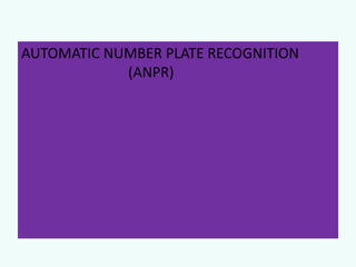 Automatic no. plate recognition | PPT