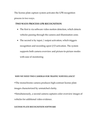 Automatic number plate recognition | PDF