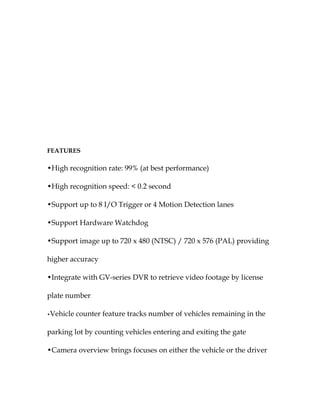 Automatic number plate recognition | PDF