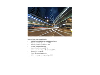 Automatic number plate recognition | PPT | Auto Type | Automotive