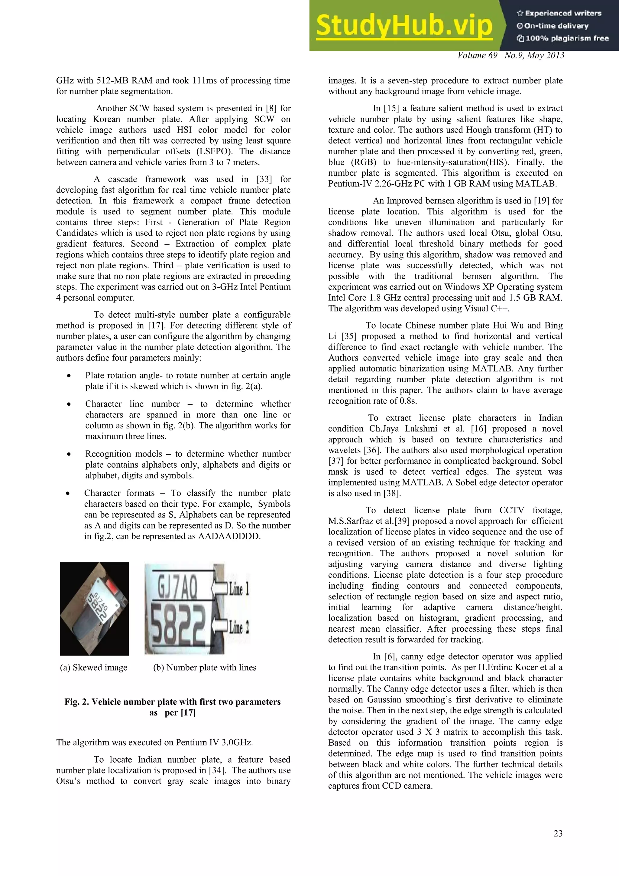Automatic Number Plate Recognition System (ANPR) A Survey.pdf