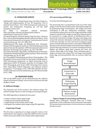 AUTOMATIC NUMBER PLATE RECOGNITION SYSTEM THROUGH SMART PHONE USING ...