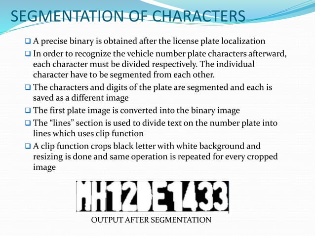 Automatic number plate recognition using matlab | PPTX