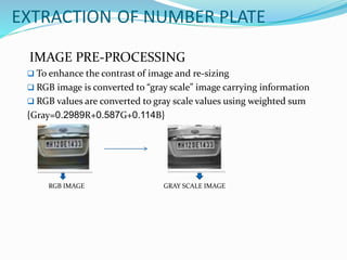 Automatic number plate recognition using matlab | PPTX