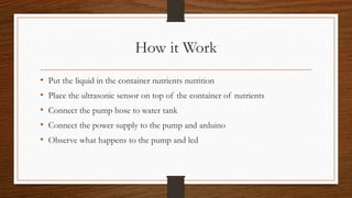 Monitoring and Automatic Nutrient for Hydroponik Plant Base On Microcontroller(Arduino Uno ...