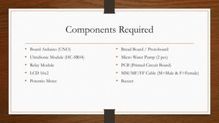 Monitoring and Automatic Nutrient for Hydroponik Plant Base On Microcontroller(Arduino Uno ...