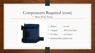 Monitoring and Automatic Nutrient for Hydroponik Plant Base On ...