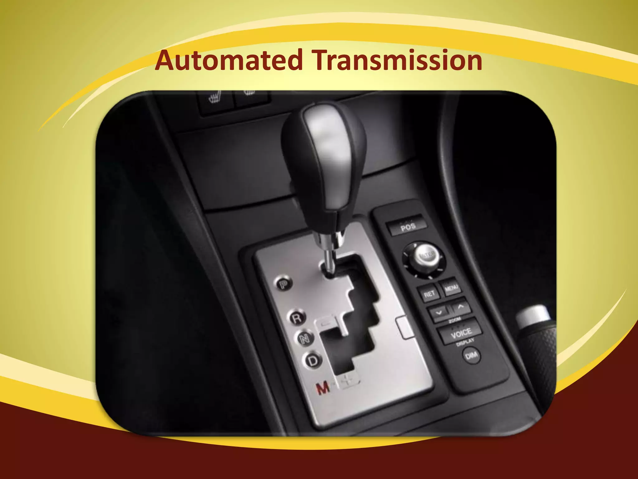 Automatic or manual transmission car | PPTX