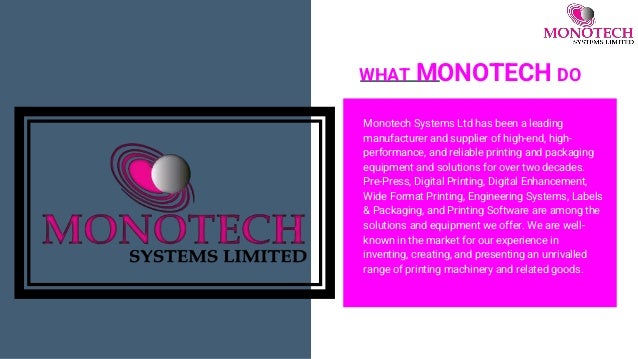 Digital production system| Digital printing press| Monotech | PPT