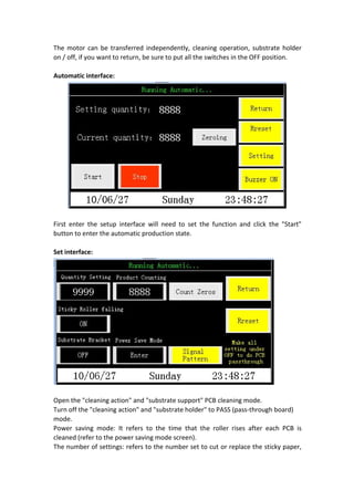 Automatic+pcb+cleaner+operations+manual english version by Southern ...