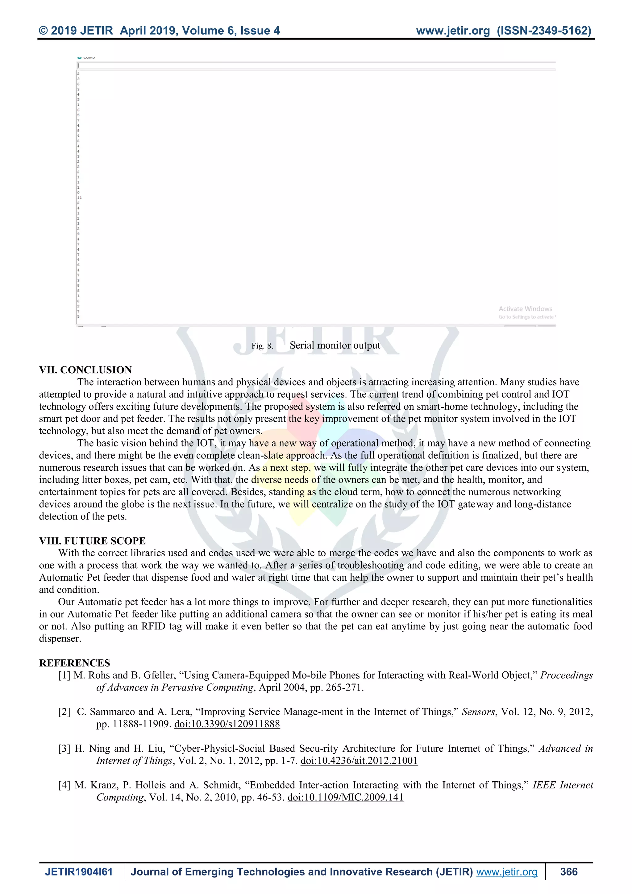 AUTOMATIC PET FEEDER USING IOT_2019_8p.pdf