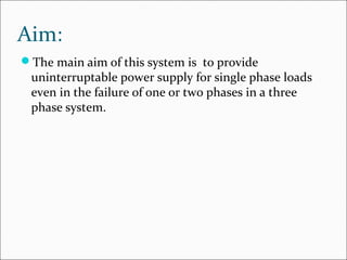 Automatic phase changer | PPT