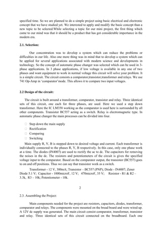 Automatic Phase Changer | DOC