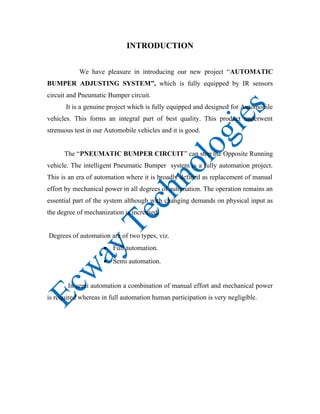Automatic pneumatic bumper adjust mechanism | DOC