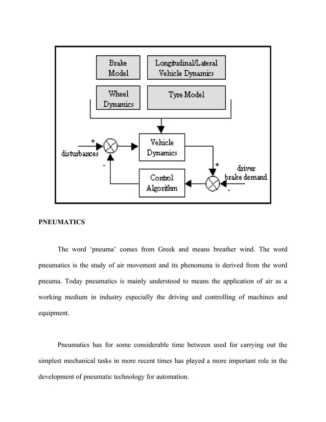 Automatic pneumatic bumper synopsis | PDF