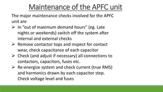 Automatic power factor correction | PPTX