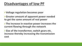 Automatic power factor correction | PPTX